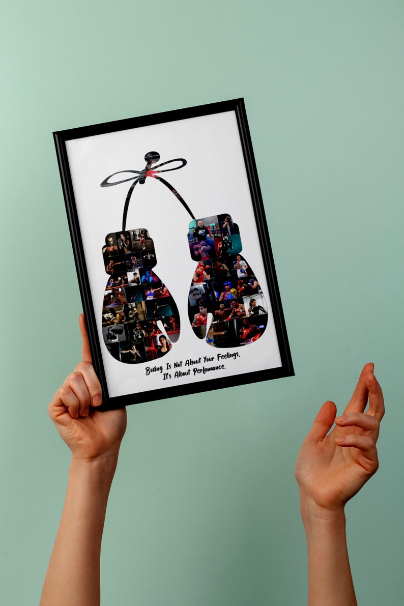 Personalized Boxing Gloves Gifts for Boxers Boxing Gloves Photo Collage ...