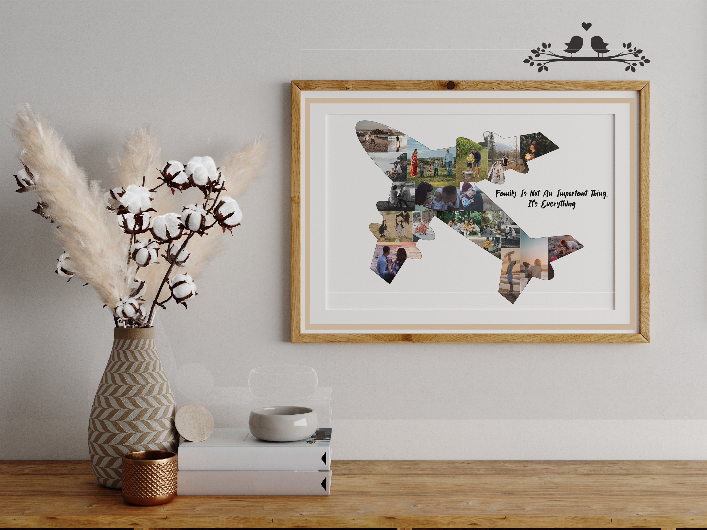 Custom Airplane Photo Collage, Personalized Aviation Gift (digital JPG ...