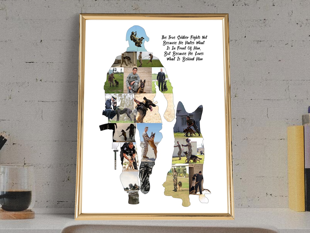 Personalized Army Photo Collage Gift: Military Veteran, Son Promotion ...