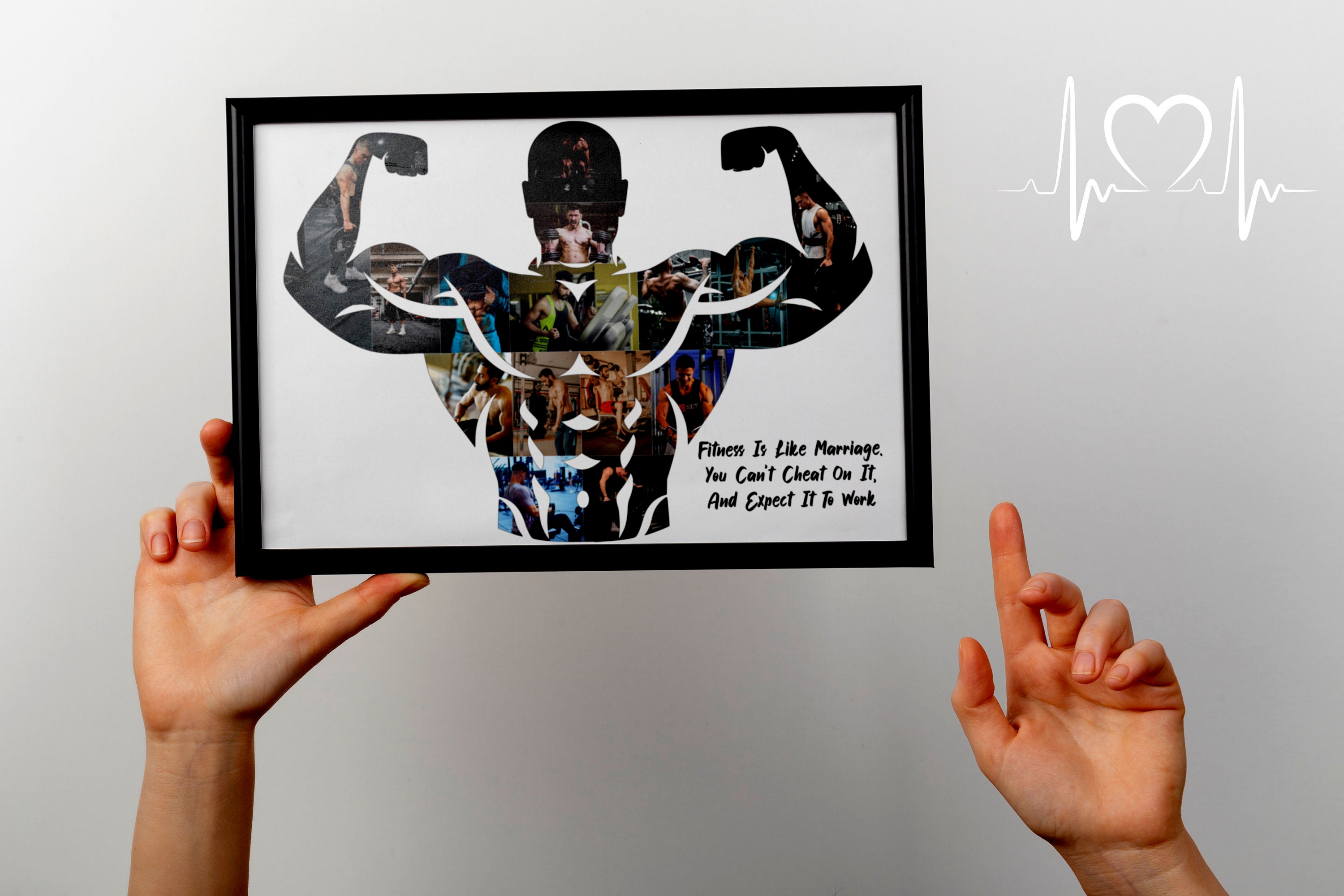 Personalized Gym Gifts for Men Photo Collage Gymnastics Gifts Gym ...