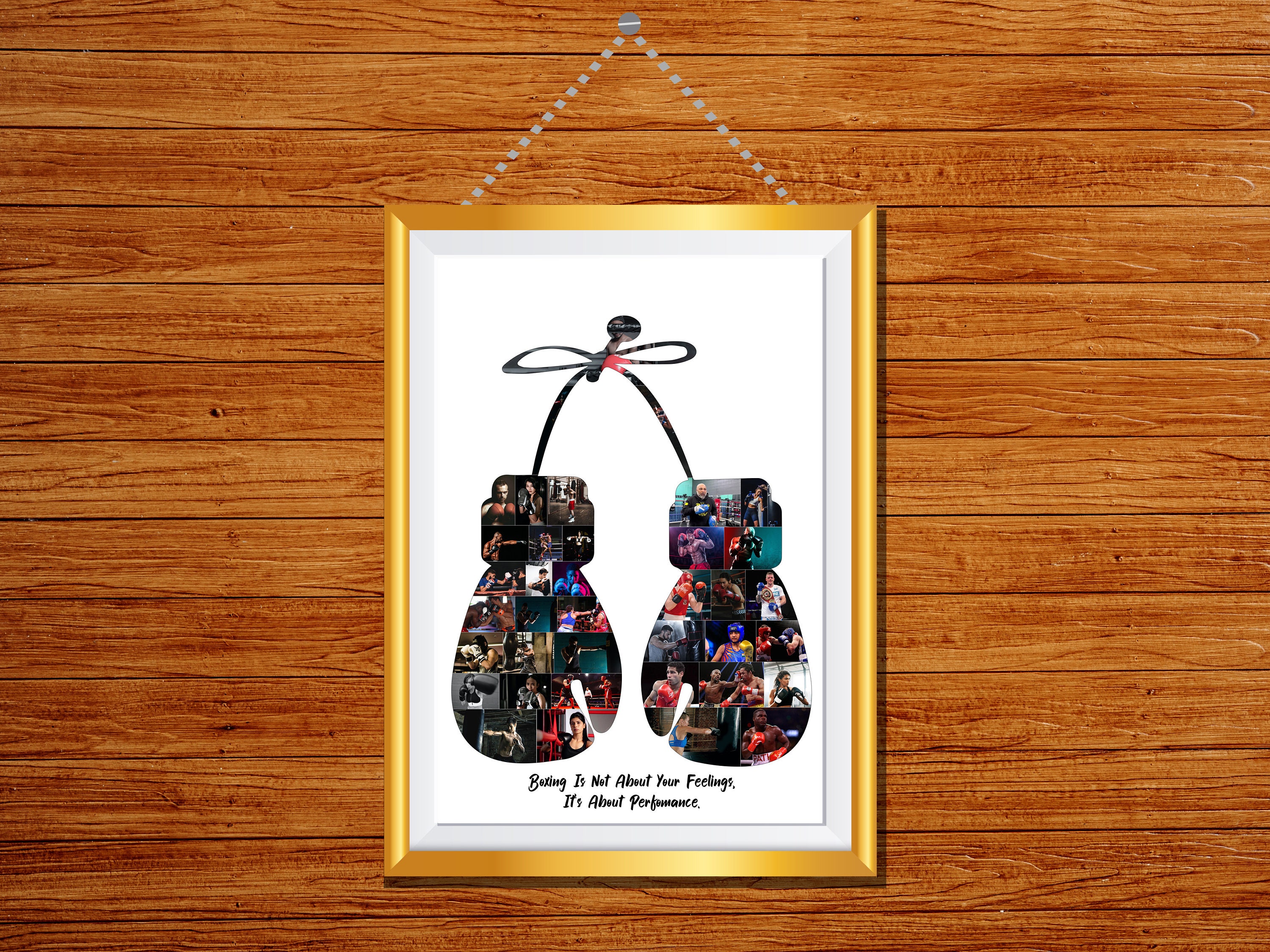 Personalized Boxing Gloves Gifts for Boxers Boxing Gloves Photo Collage ...