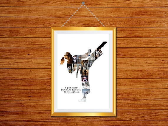 Karate Wall Decor Karate Gifts Karate Metal Karate Frame - Etsy