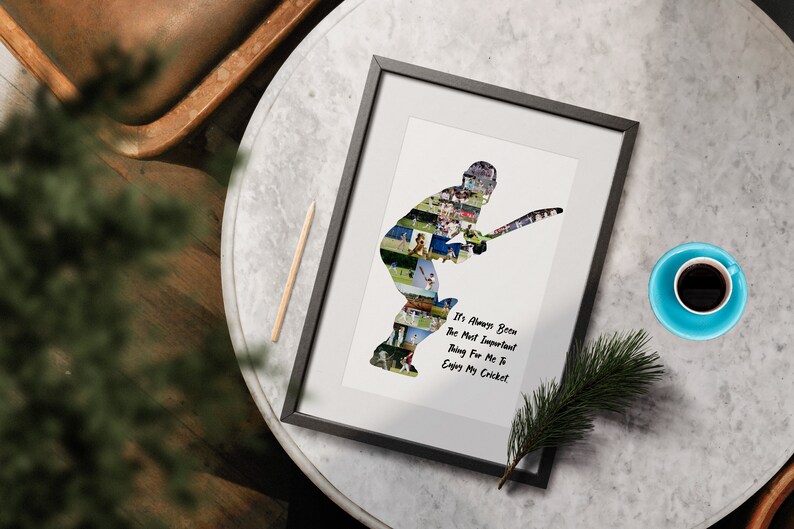 Cricket Photo Collage | Cricket Gifts for Dad | Cricket Gifts for Son ...