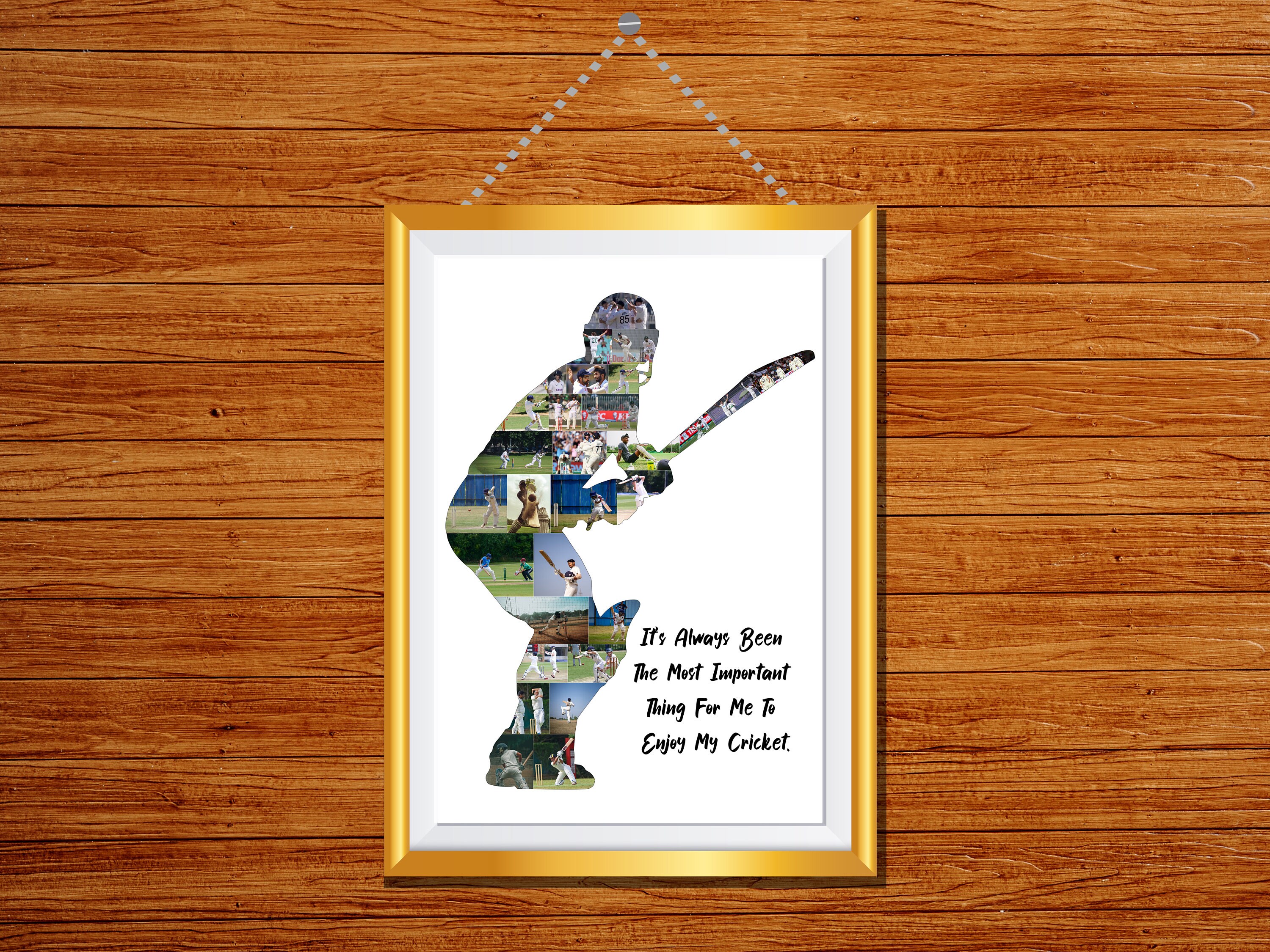 Cricket Photo Collage Cricket Gifts for Dad Cricket Gifts for Son ...