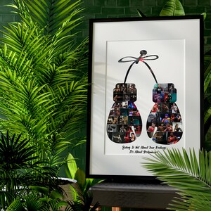 Personalized Boxing Gloves Photo Collage Custom Boxing Gift for Boxing ...