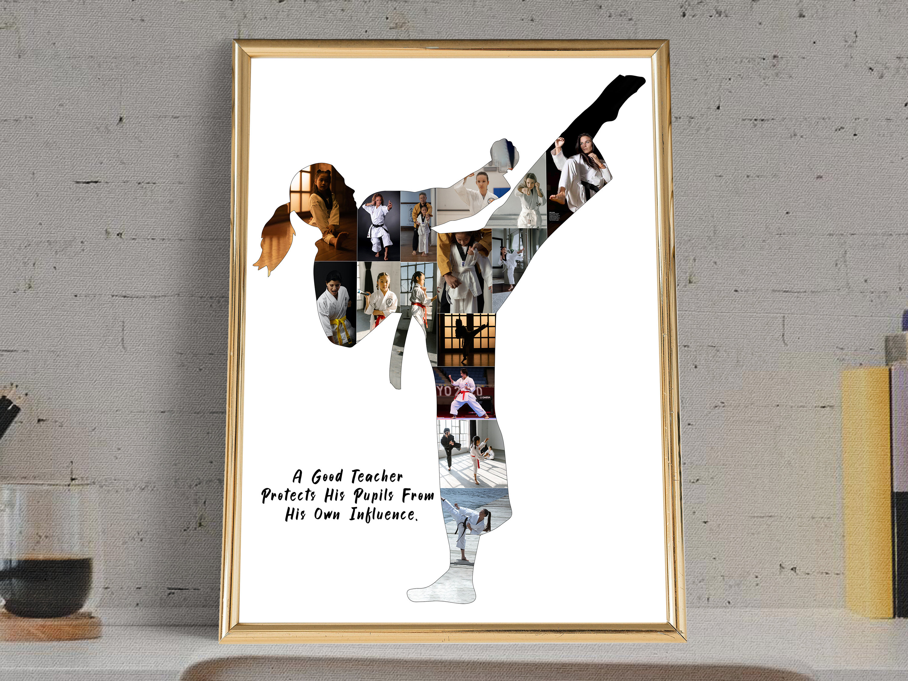 Karate Wall Decor | Karate Gifts | Karate Metal | Karate Frame | Karate ...