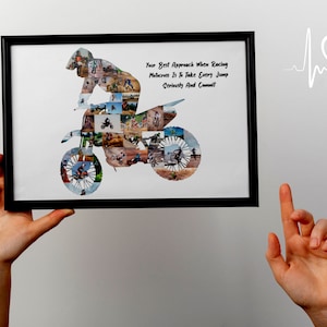 Personalized Motorcycle Gifts for Men Motorcycle Poster Photo Collage ...