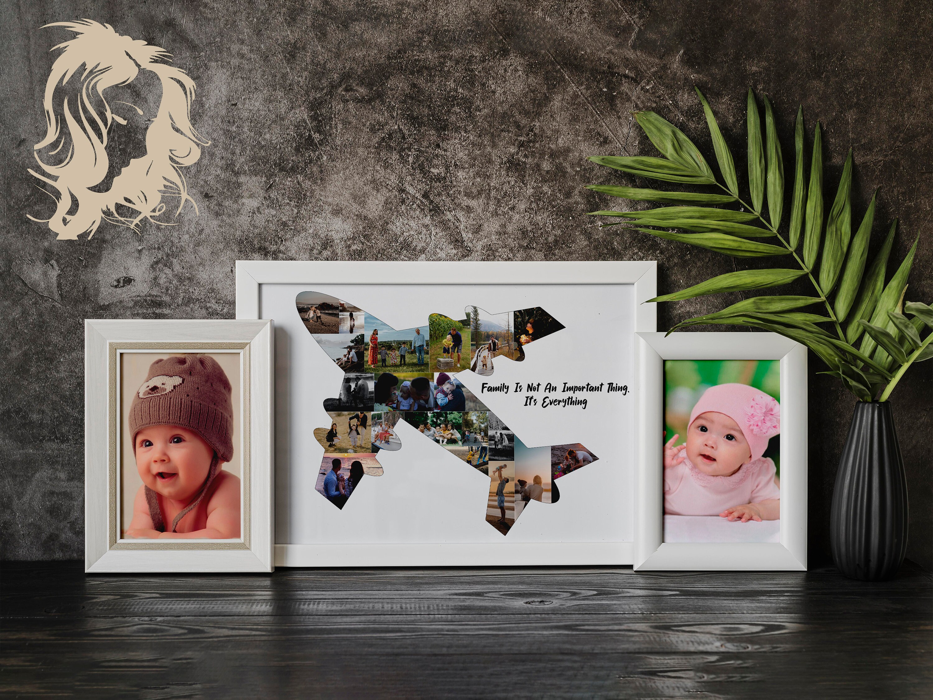 Custom Airplane Photo Collage, Personalized Aviation Gift (digital JPG ...