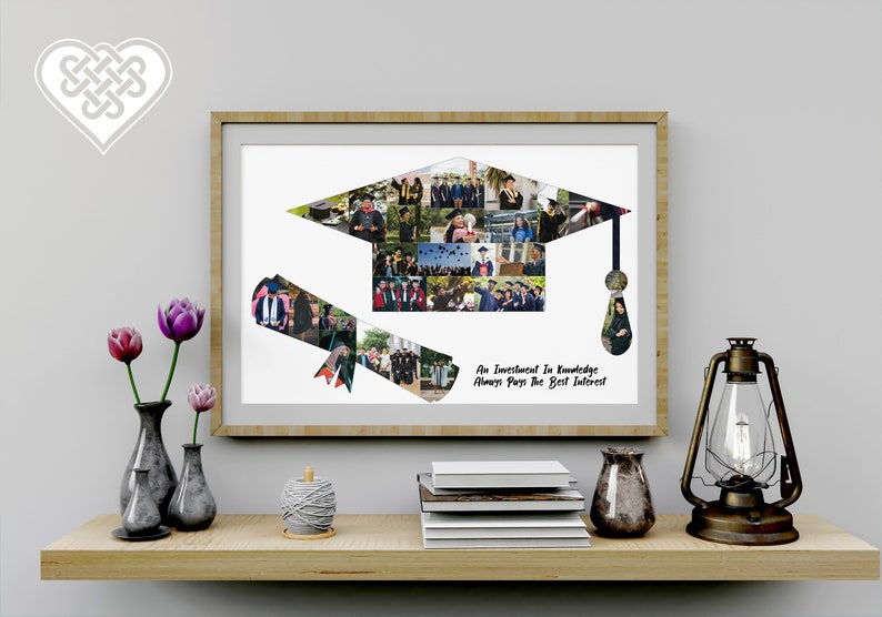 Personalized Graduation Photo Collage: Custom School Keepsake ...