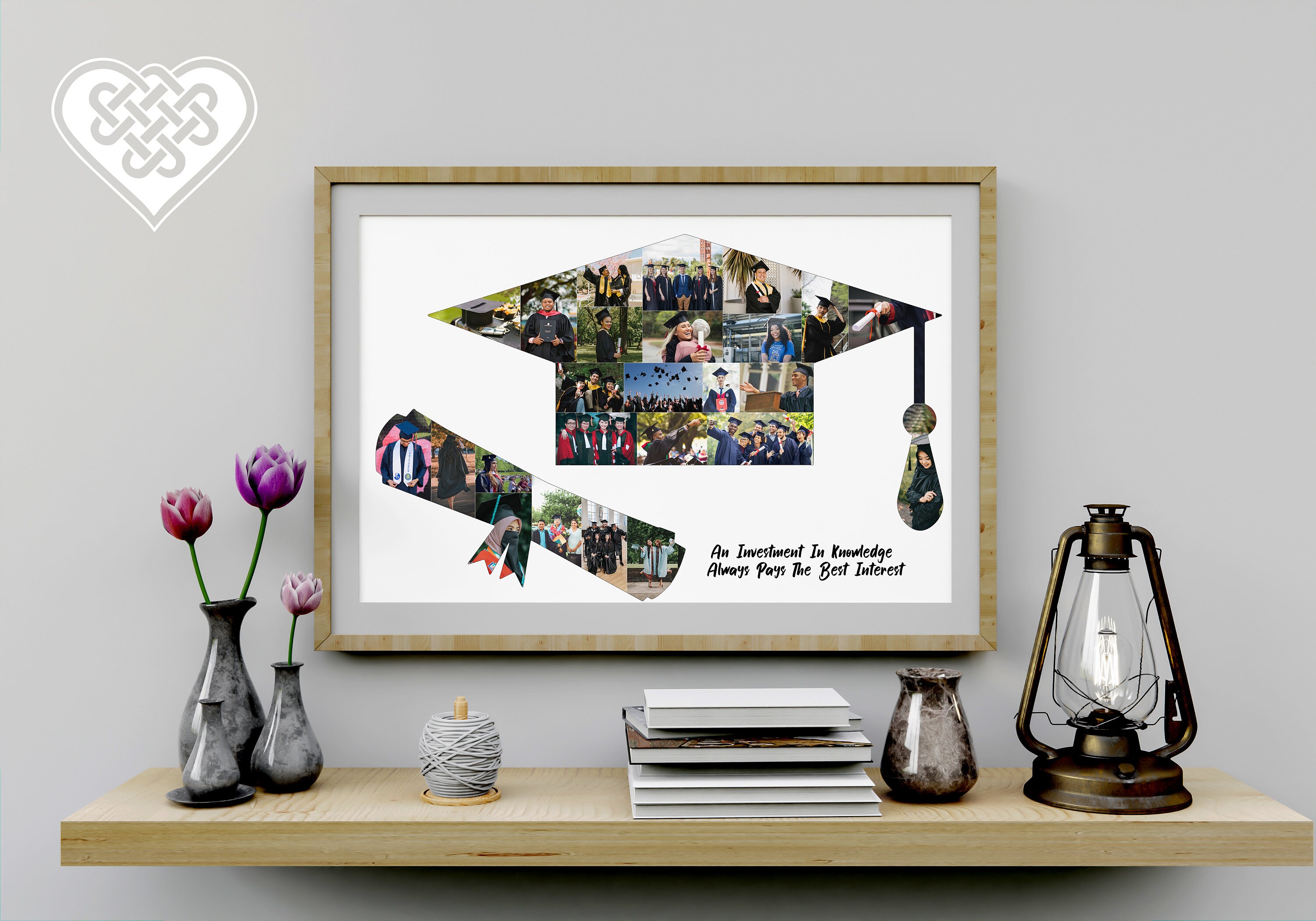 Personalized Graduation Photo Collage: Custom School Keepsake ...