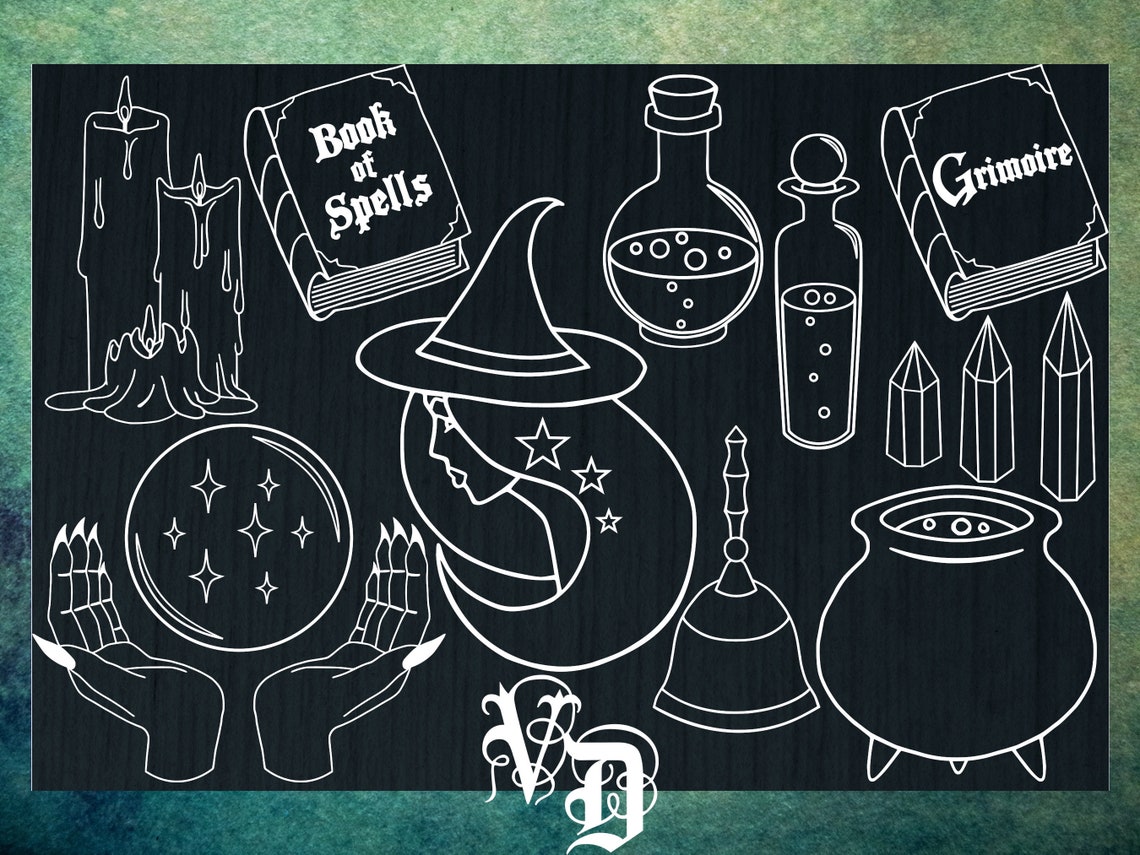 Witchy Bundle SVG | Witchy Vibes SVG | Witchy Things PNG | Witchcraft ...