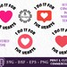 I Do It for the Hearts SVG Heart Reaction SVG Social Media SVG Heart ...