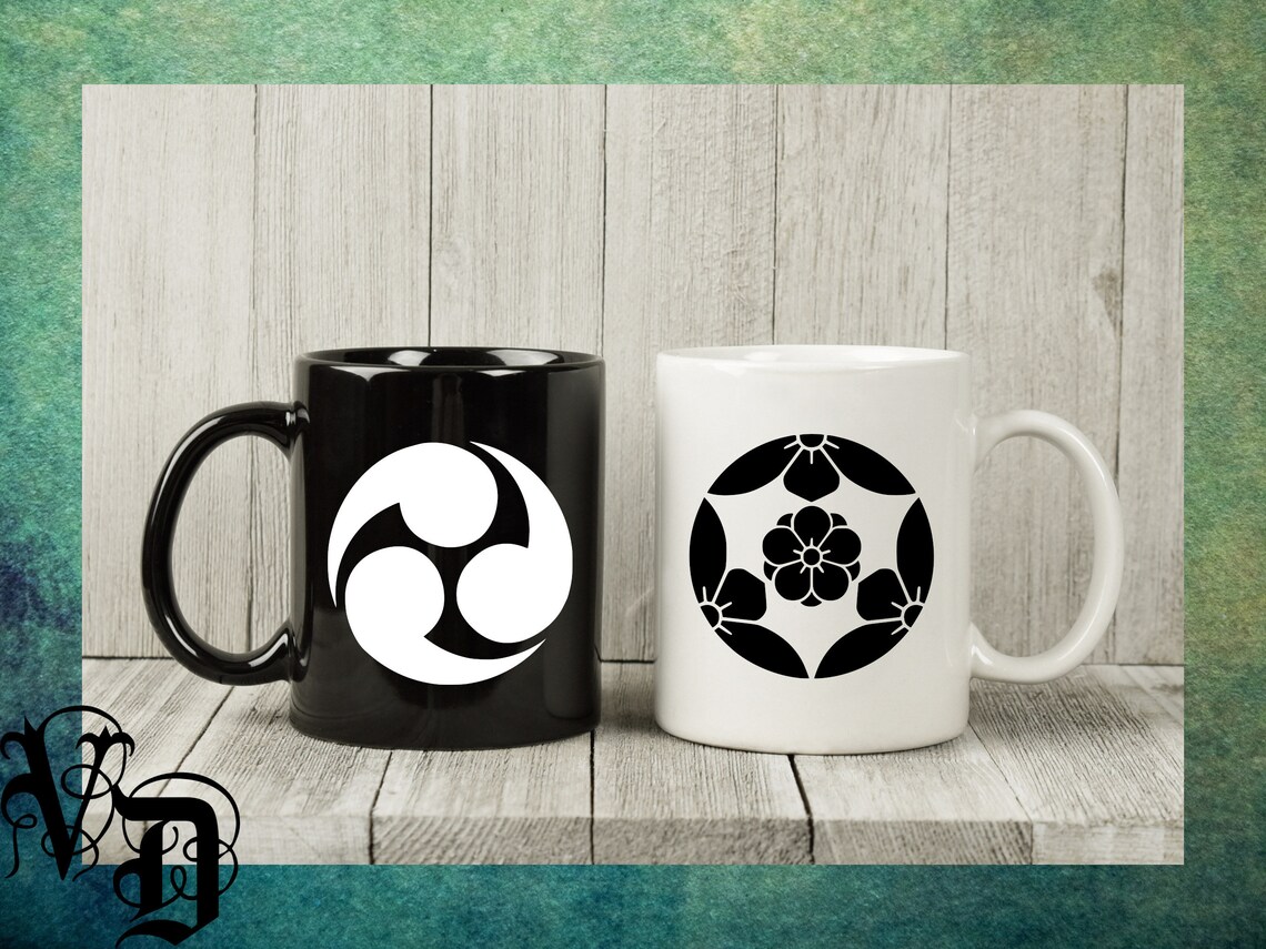 Japanese Emblem SVG | Flower Symbol SVG | Asian Symbol SVG | Japanese ...
