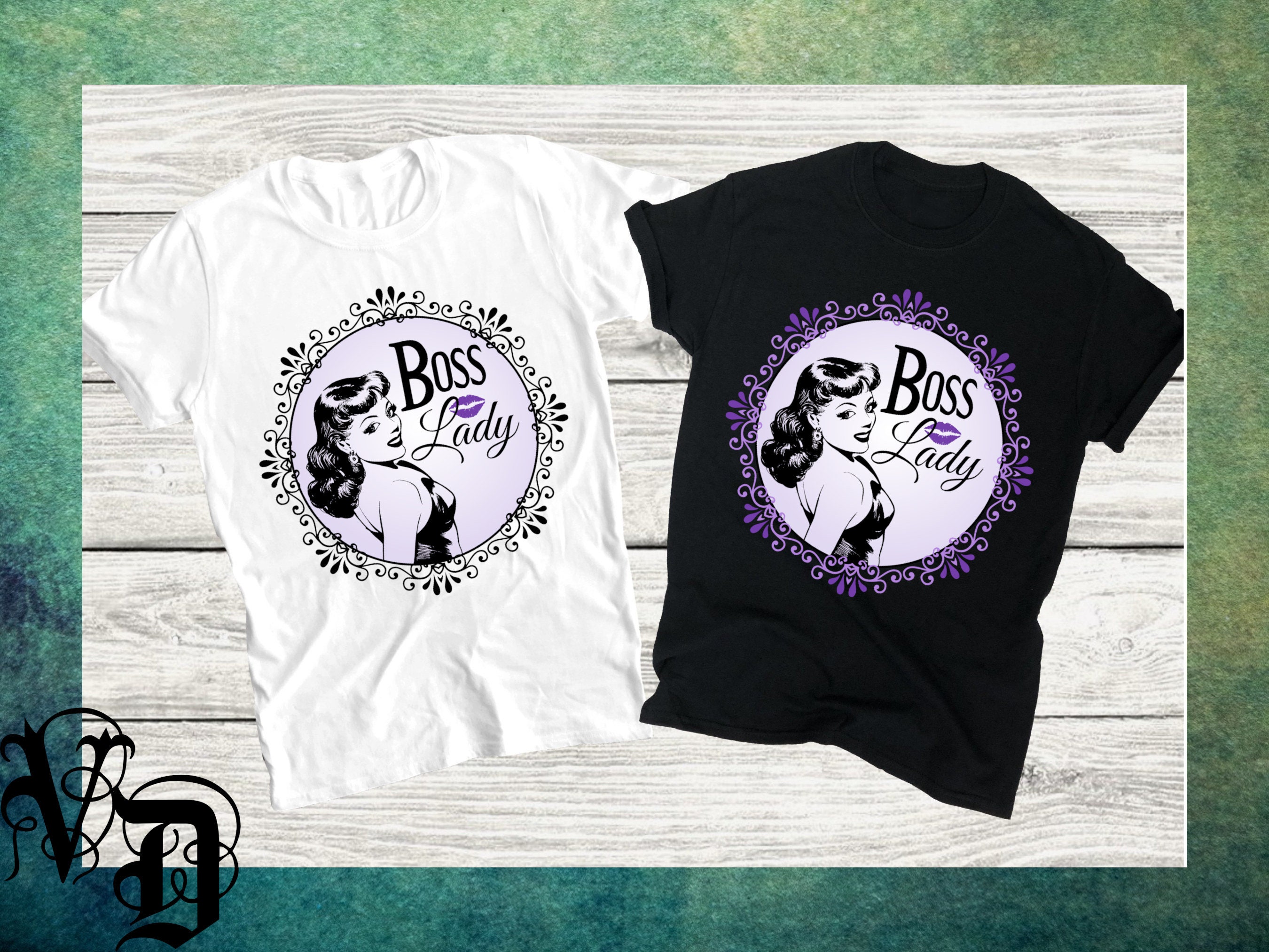Lavender Boss Lady SVG | Fierce Woman SVG | Feminine SVG | Slay Svg ...