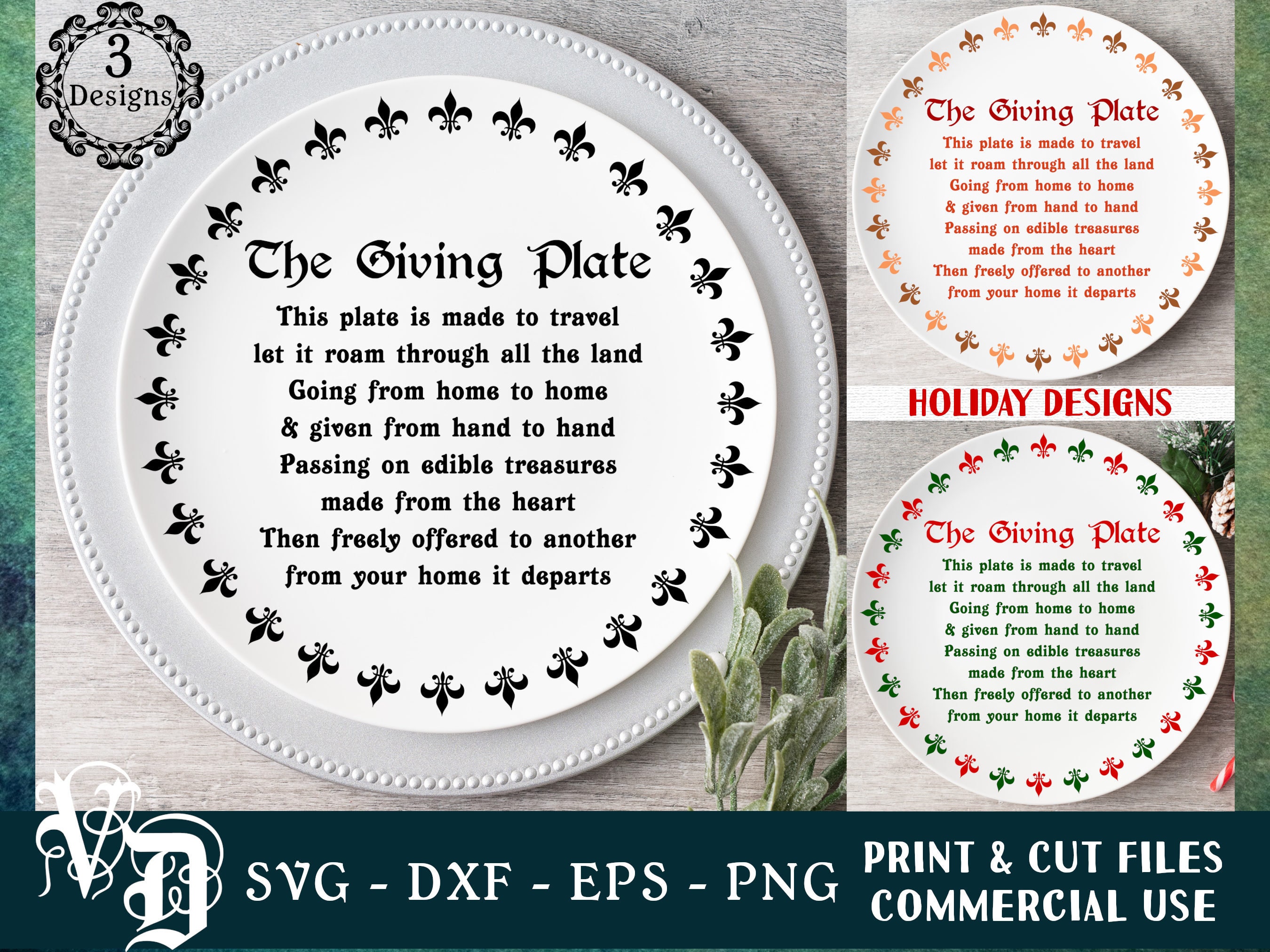 The Giving Plate SVG | Giving Plate Poem | Pay It Forward Gift | Giving ...