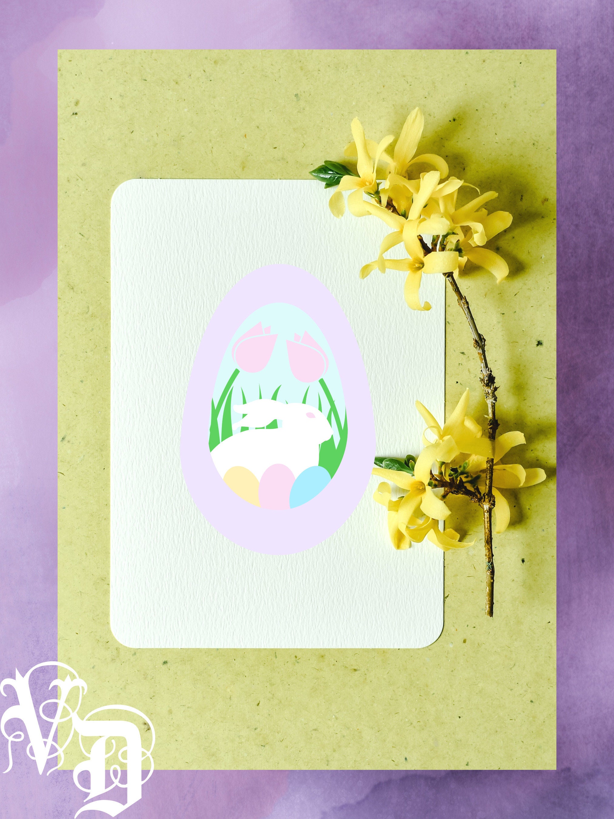 Egg Diorama SVG | Bunny Egg Diorama | Peek A Boo Egg SVG | Panoramic ...