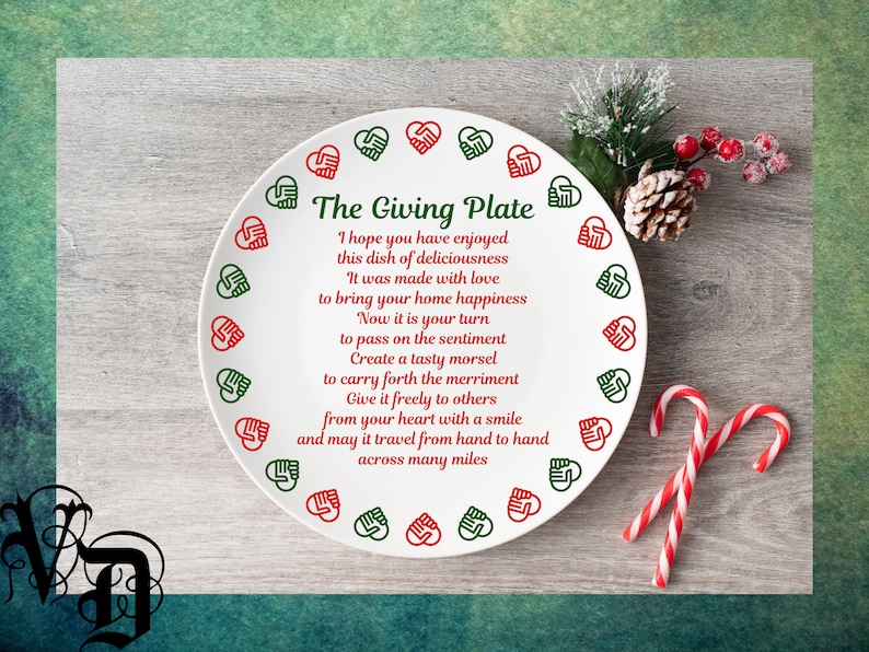 The Giving Plate SVG | Giving Dish SVG | Pay It Forward Gift | Giving ...