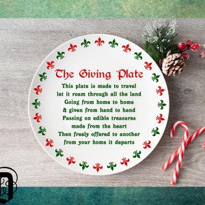 The Giving Plate SVG | Giving Plate Poem | Pay It Forward Gift | Giving ...