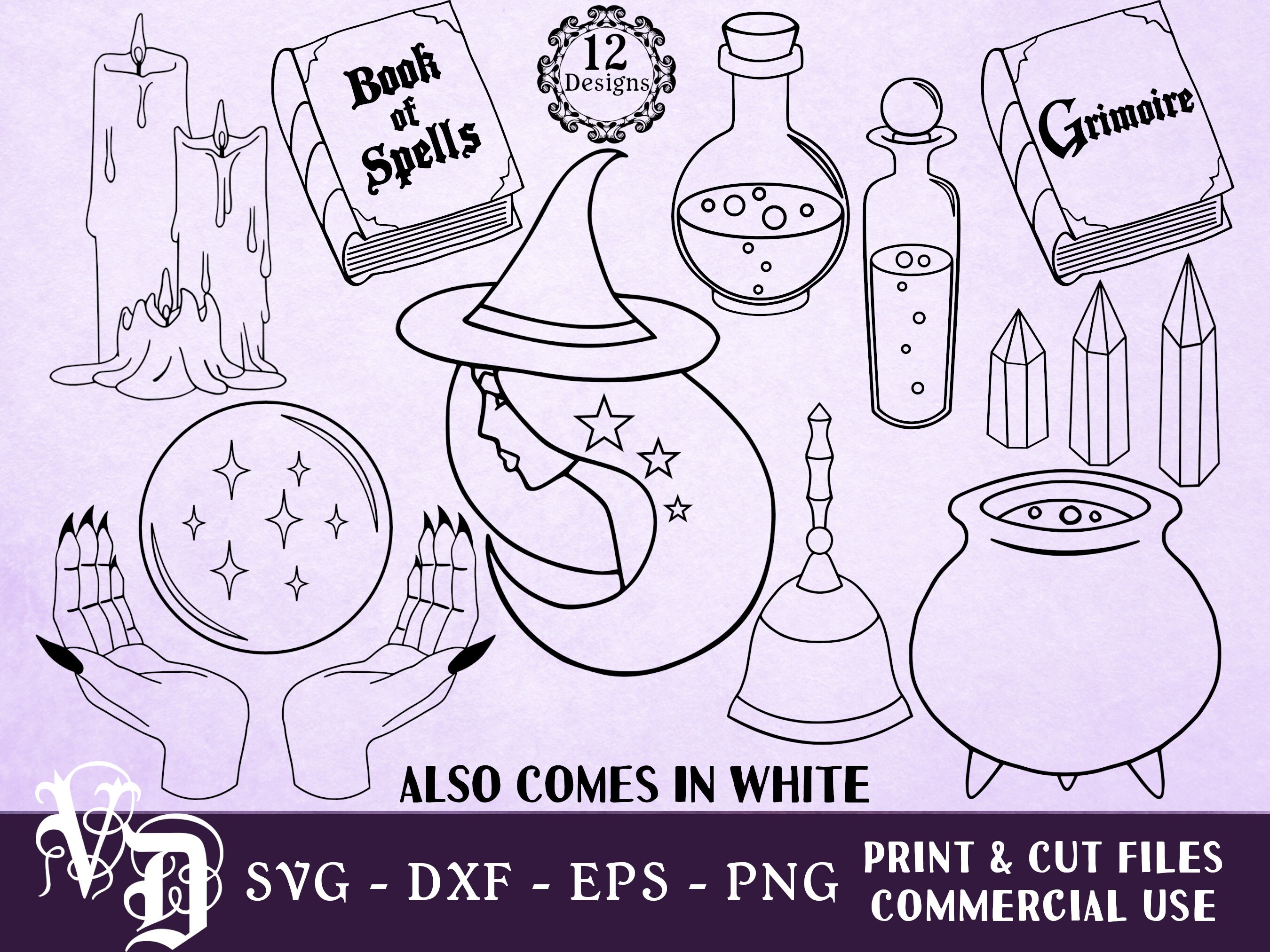 Witchy Bundle SVG | Witchy Vibes SVG | Witchy Things PNG | Witchcraft ...