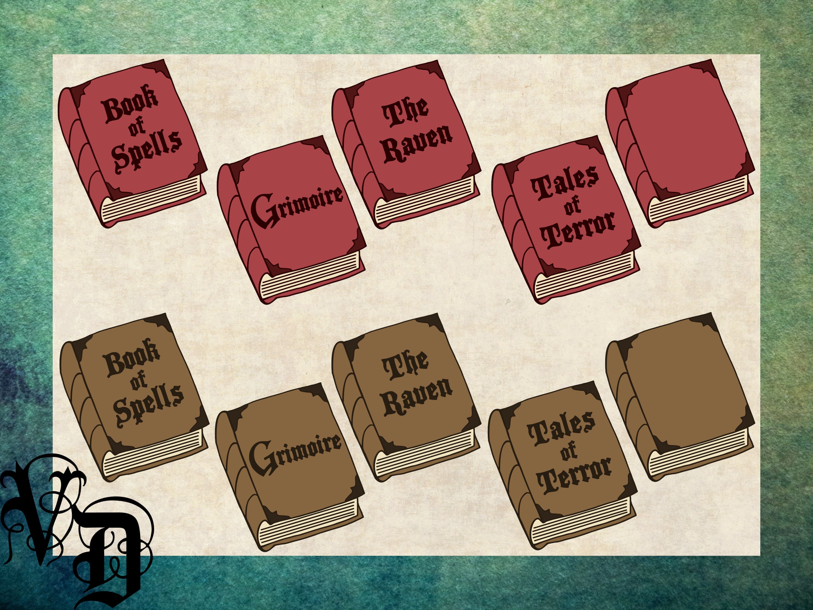 Spooky Old Book SVG | Spellbook SVG | Halloween Book PNG | Poe Svg ...