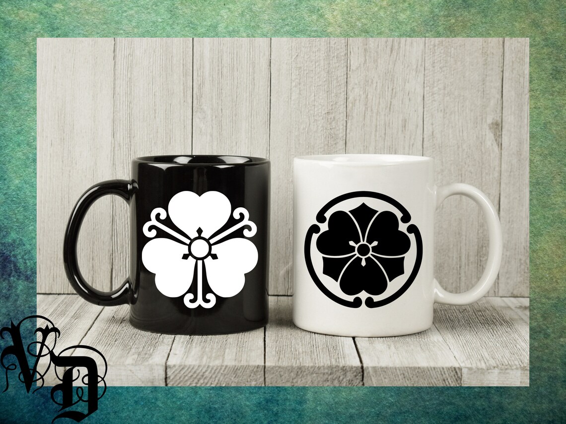 Japanese Emblem SVG | Flower Symbol SVG | Asian Symbol SVG | Japanese ...