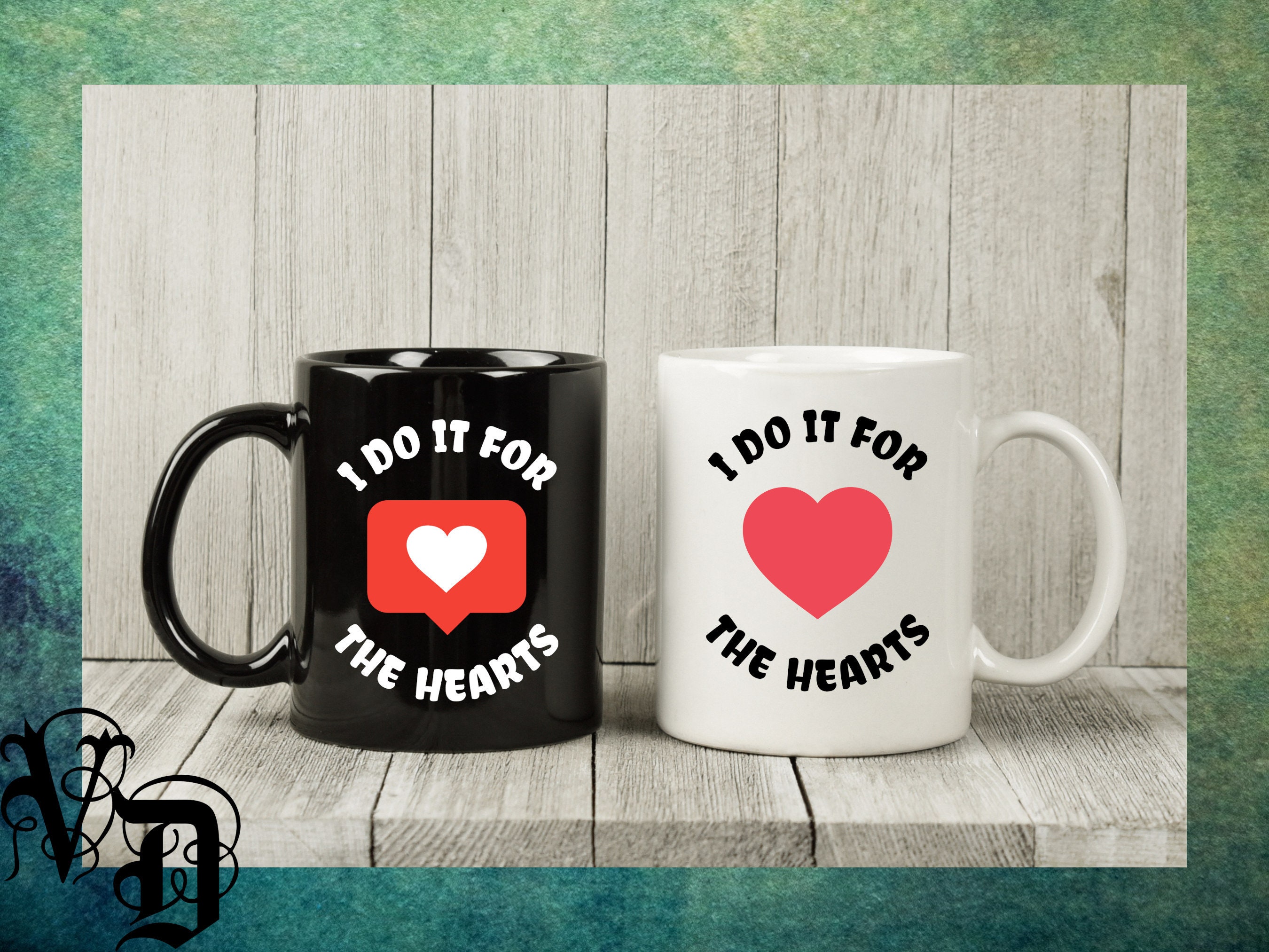 I Do It for the Hearts SVG Heart Reaction SVG Social Media SVG Heart ...