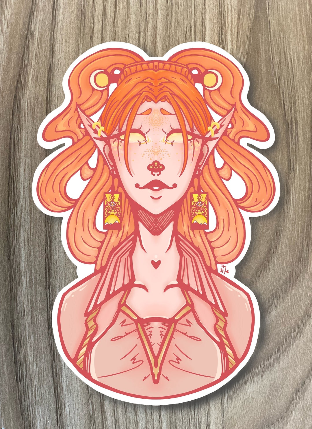 Goddess Original Art Sticker - Etsy