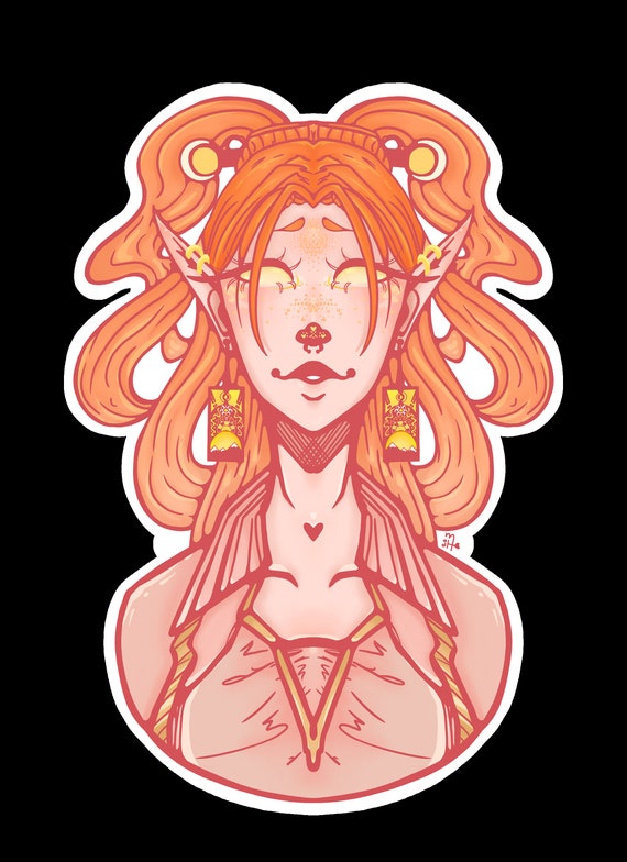 Goddess Original Art Sticker - Etsy