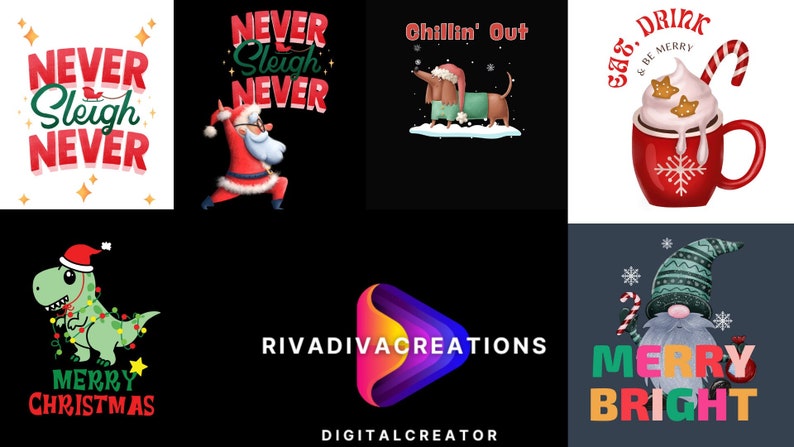 CHRISTMAS Png Bundle, CHRISTMAS Clipart, Christmas Png Files for Cricut ...