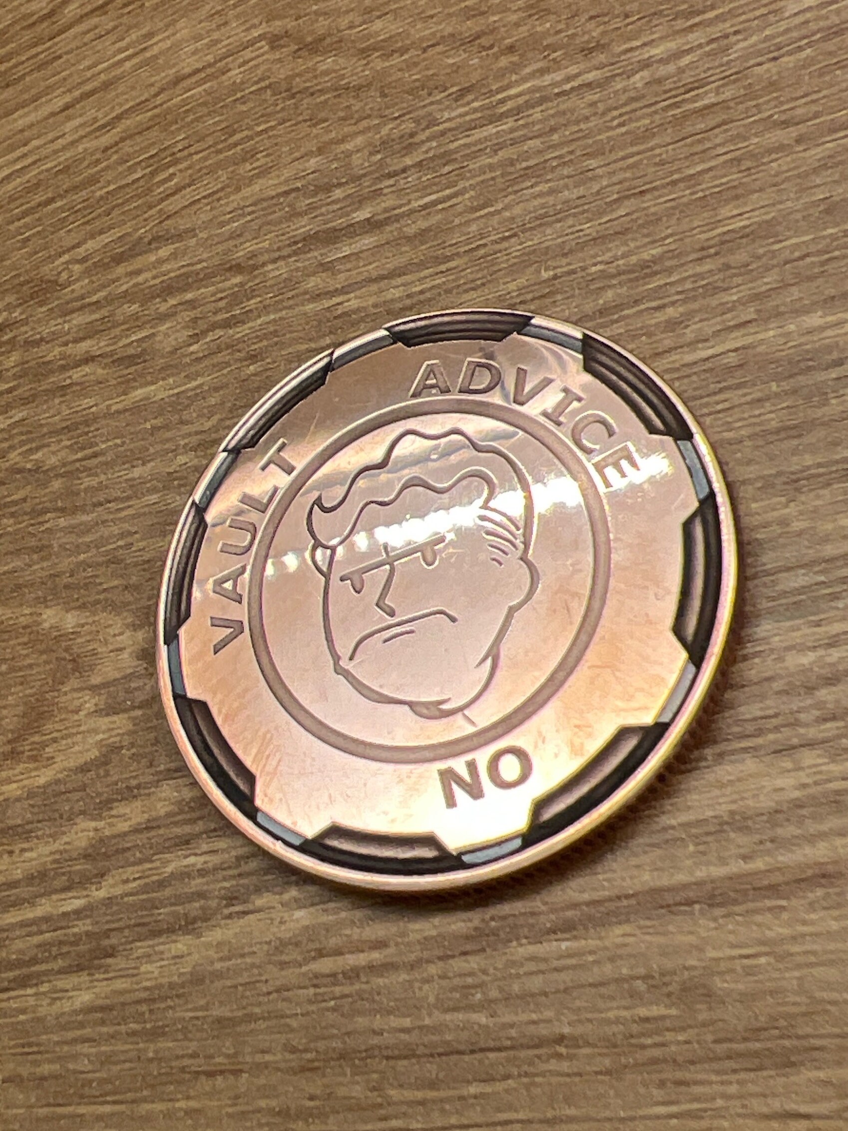 Fallout Vault Advice Coin - Etsy