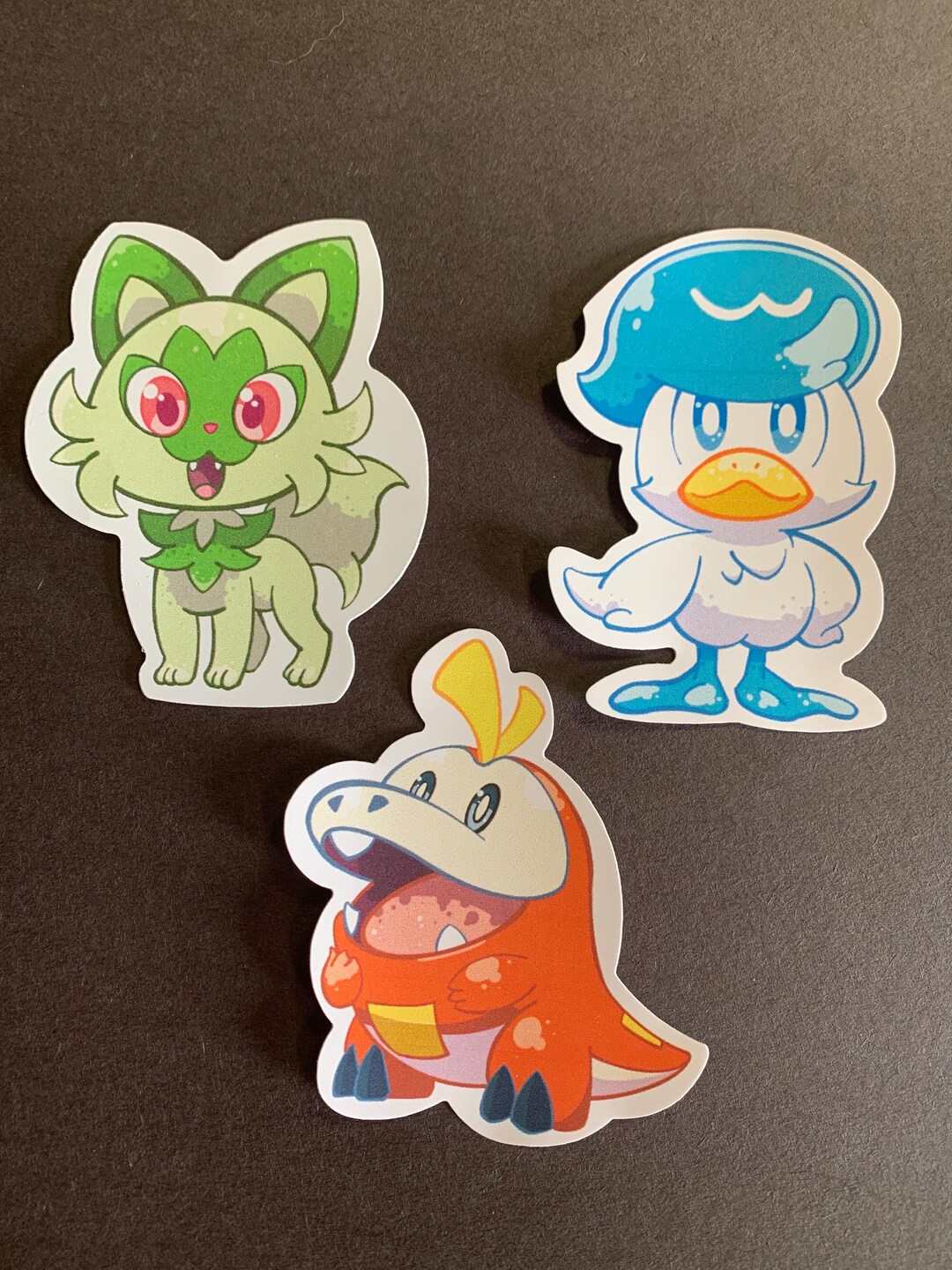 Paldea Starter Fan Stickers - Etsy