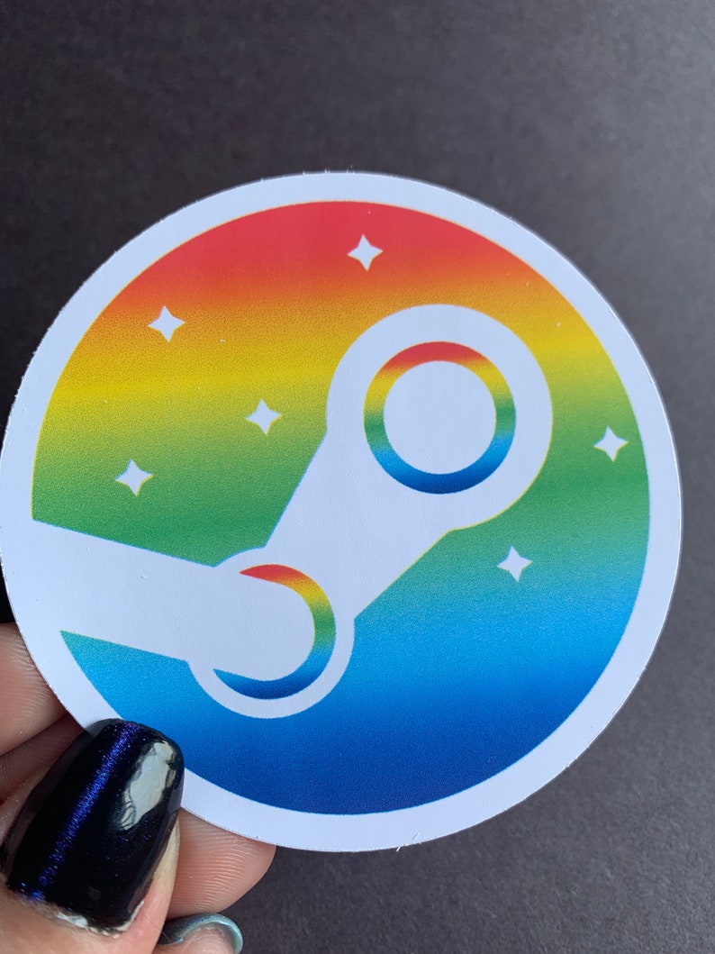 Steam Logo Sticker | Gaming Decal for Laptops, Consoles, Water Bottles ...