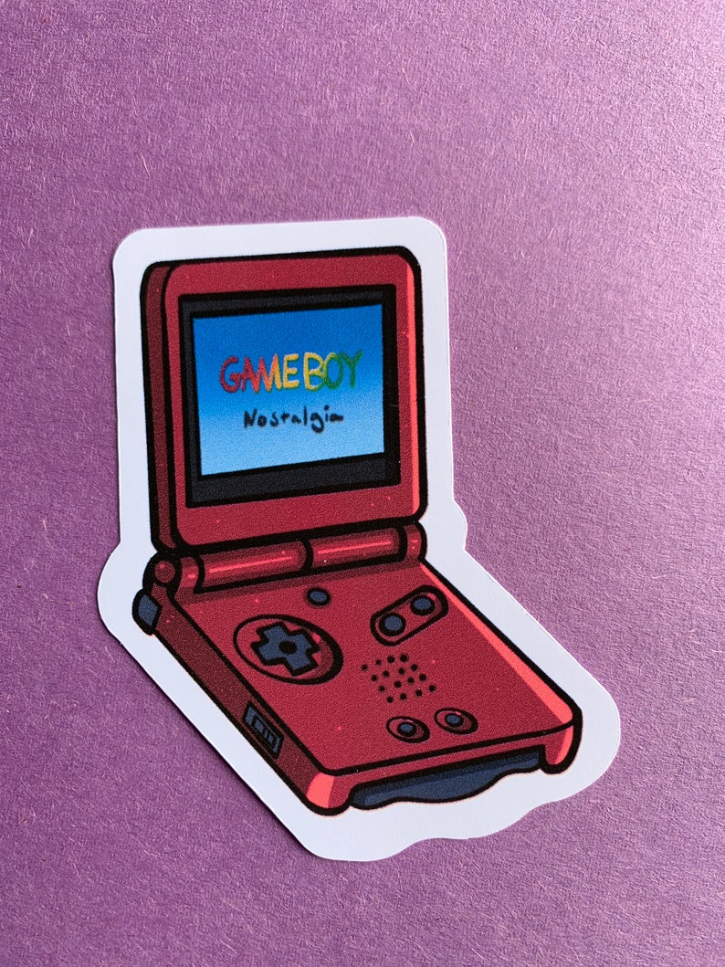 Gameboy Advance SP Stickers - Etsy