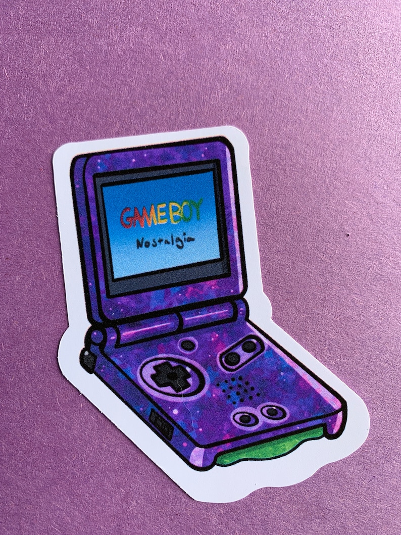 Gameboy Advance SP Stickers - Etsy