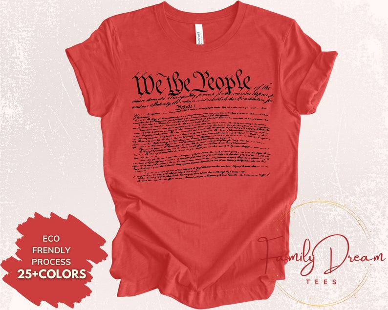 We the People Constitution Shirt Labor Day Shirt American - Etsy