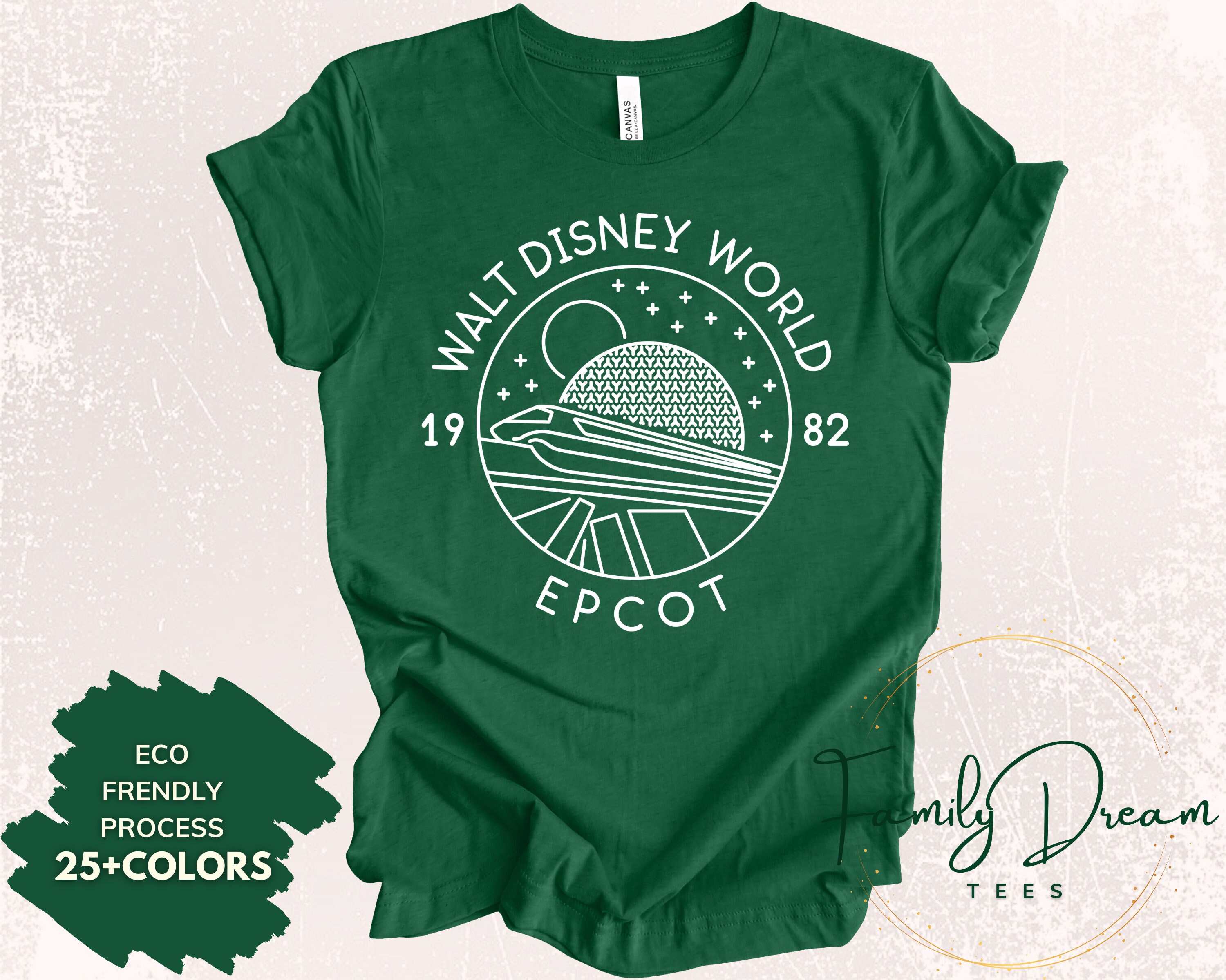 Epcot since 1982 Shirt, Est. 1982 Florida Theme Park, World Traveler ...