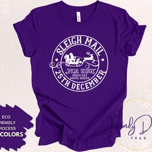 Sleigh Mail Christmas Shirt, Sleigh Mail 25th December, Santa Gift ...