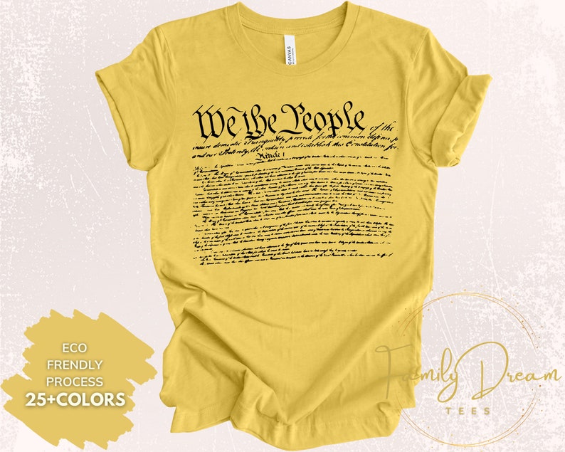 We the People Constitution Shirt Labor Day Shirt American - Etsy