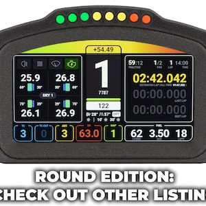 Sim Racing Dashboard Touchscreen Display Leds RPM Simhub, PSR GT 5.0 ...