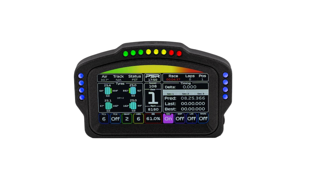 Sim Racing Dashboard Touchscreen Display Leds RPM Simhub, PSR GT 5.0 ...