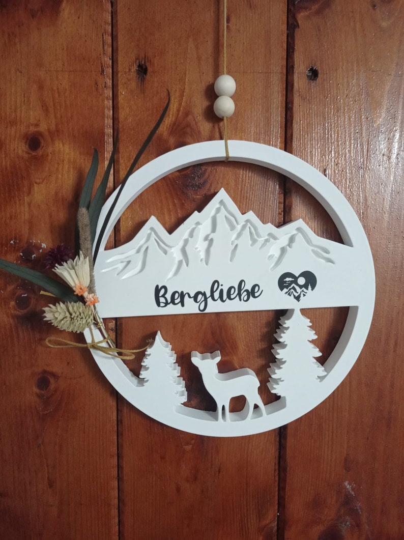 Türloop, Loop, Türkranz, Raysindeko, Häuserkranz, Ring, türdeko, Bergliebe, Natur, wandern ...