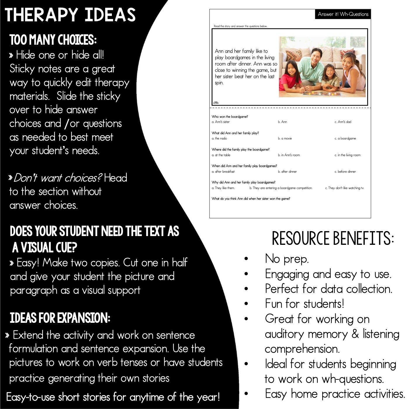 Real Photos Reading Comprehension Passages and Wh Questions - Etsy