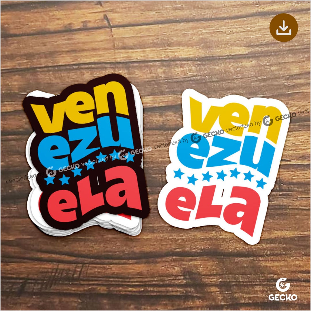 VENEZUELA Tricolor, Clipart, Digital Download, Design, Vector, Svg Png ...