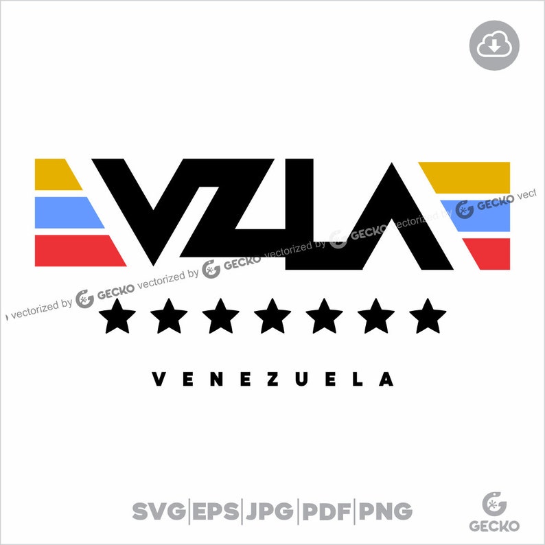 Venezuela Tricolor, Clipart, Digital Download, Design, Vector, Svg Png ...
