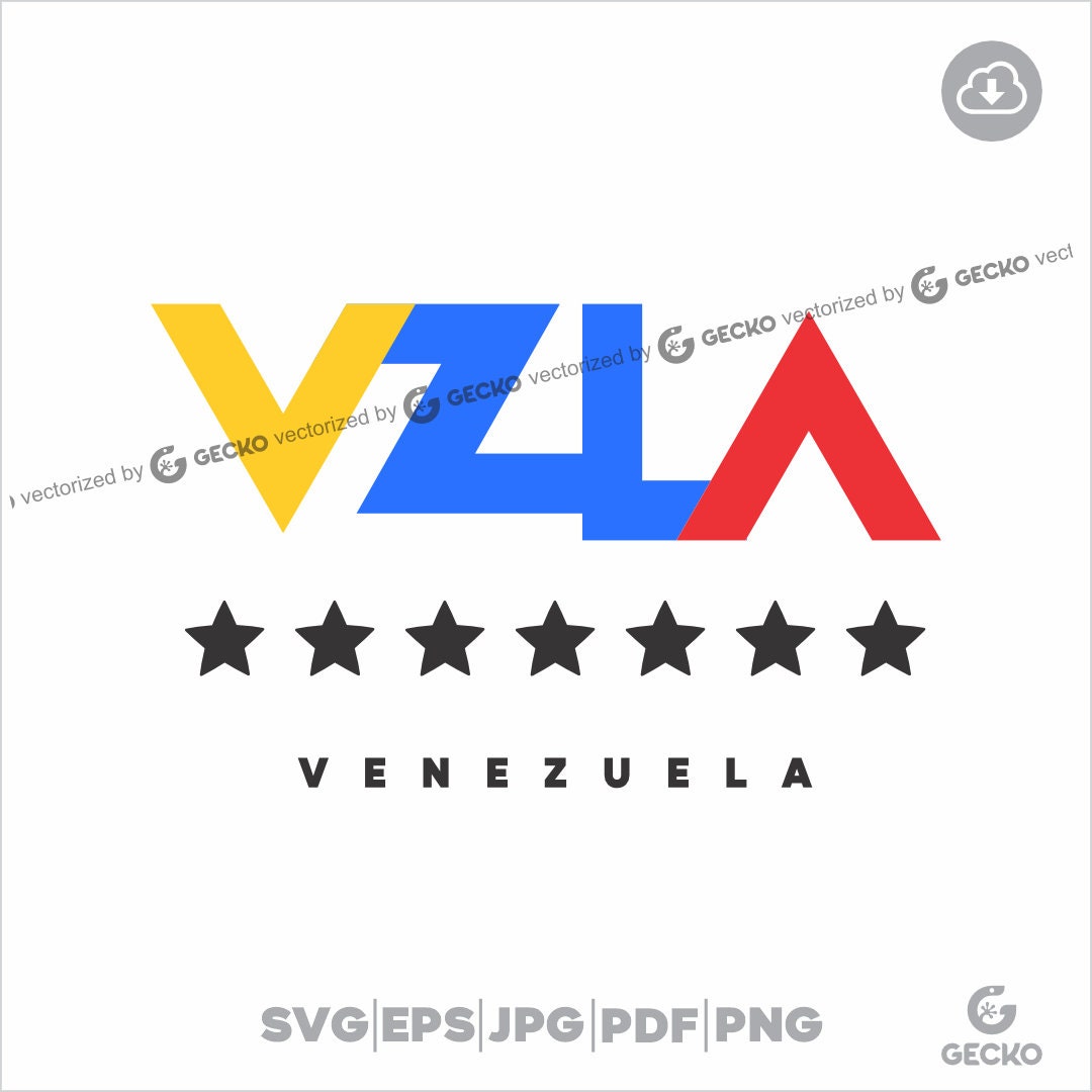 Venezuela Tricolor, Clipart, Digital Download, Design, Vector, Svg Png ...