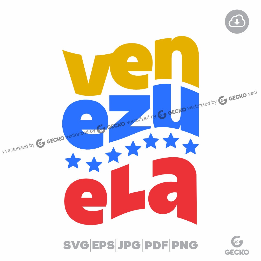 VENEZUELA Tricolor, Clipart, Digital Download, Design, Vector, Svg Png ...