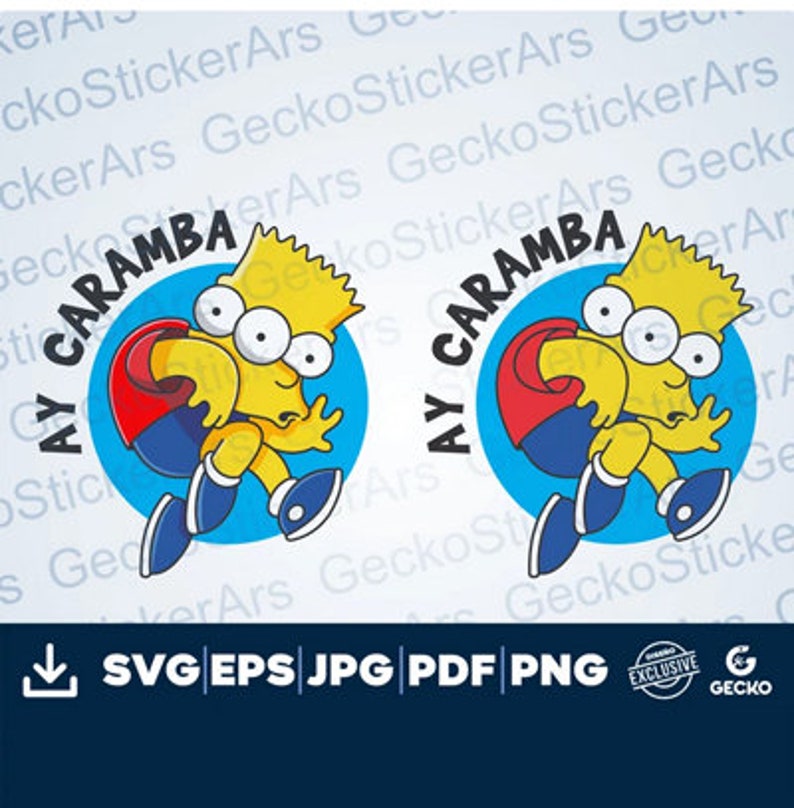 Bart Simpson TWISTED Clipart Vector Digital Download Cut File Png, Jpeg ...