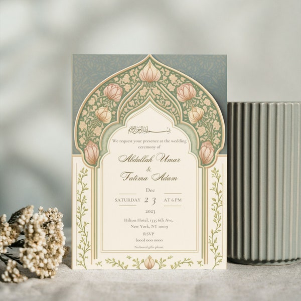 Barat Wedding Card - Etsy