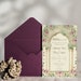 Islamic Wedding Invitation Card Digital Nikaah Invite - Etsy