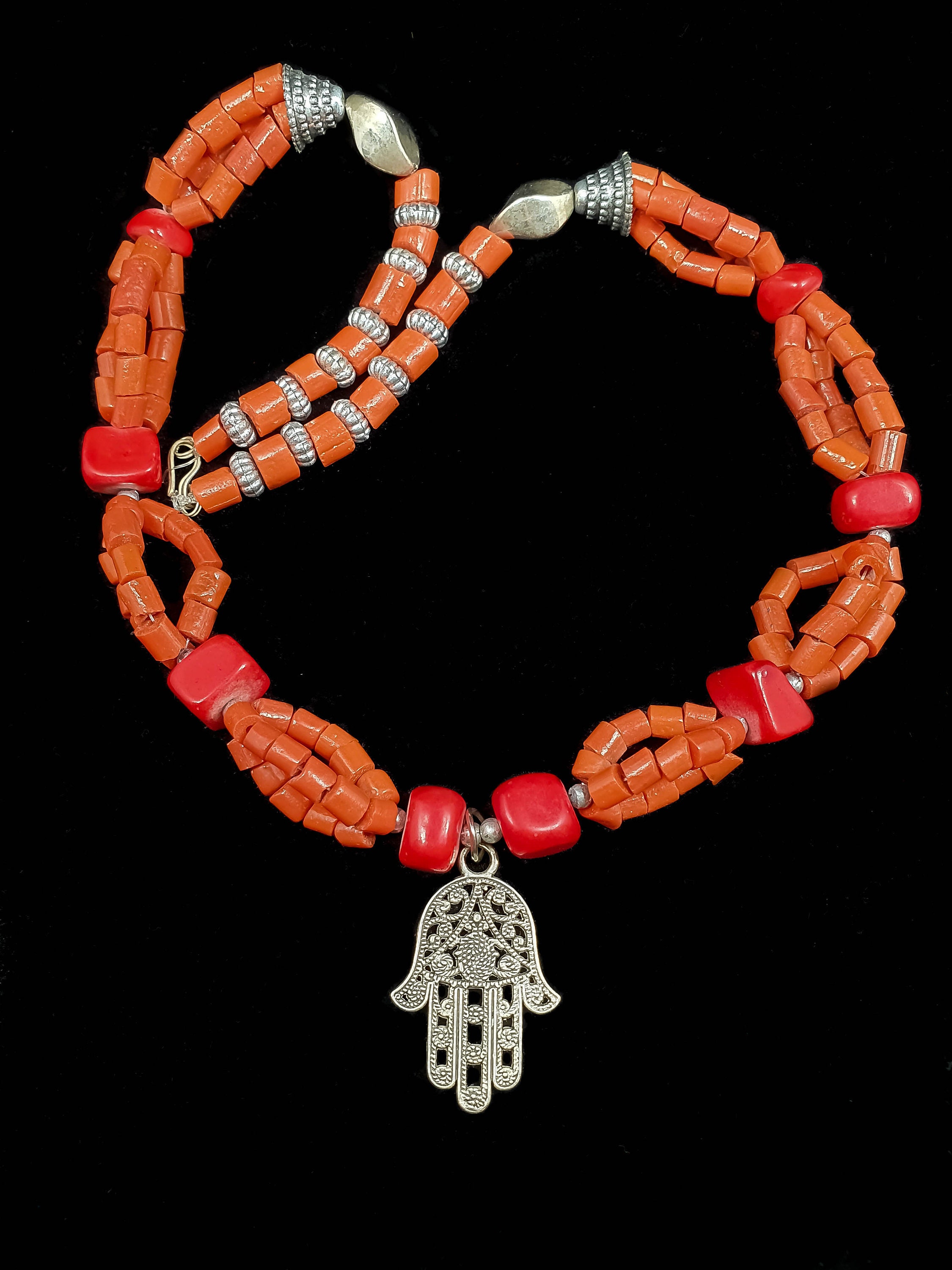 Handcrafted Antique Berber Tribal Women's Necklace Vintage Nomadic ...